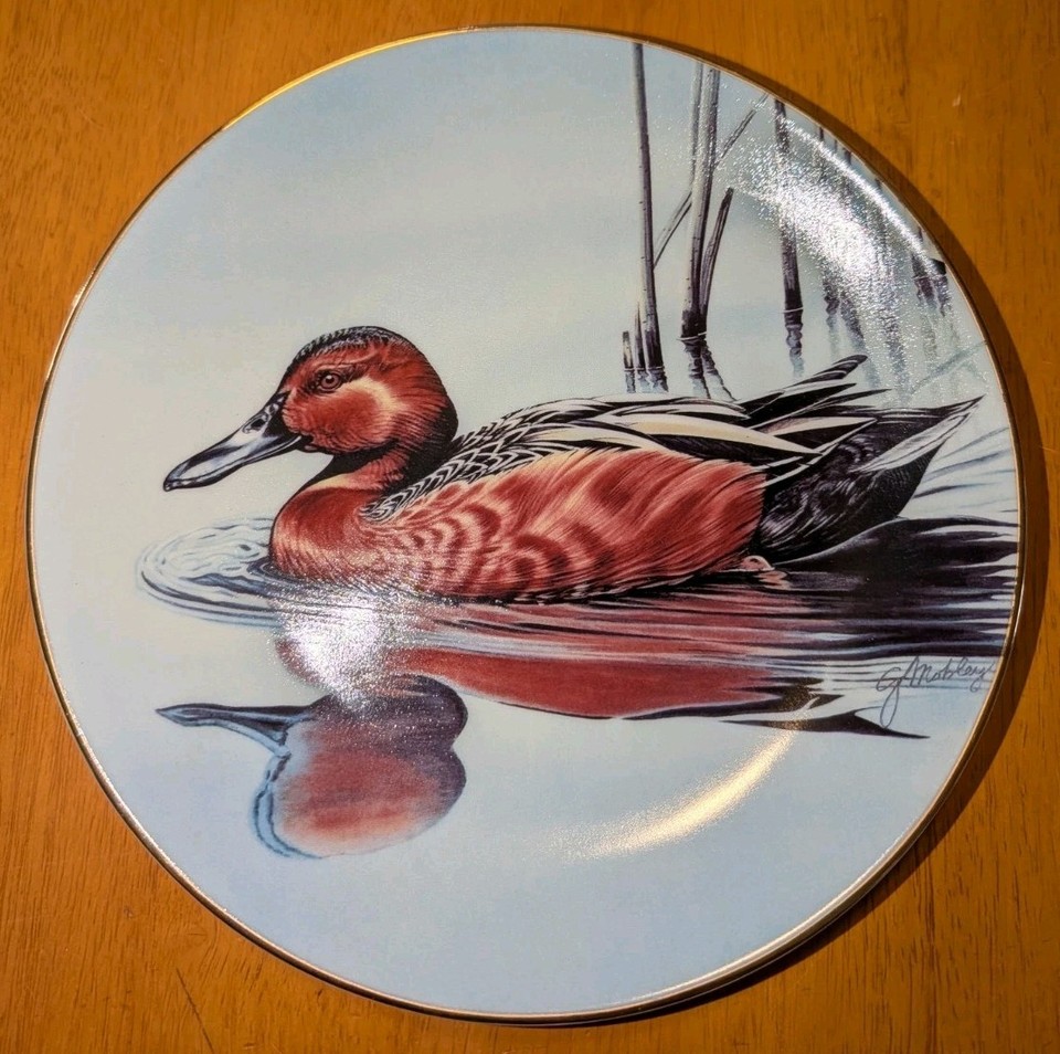 8 Bradford Exchange Federal Duck Stamp Plates 1990s W.S. George Mint ...