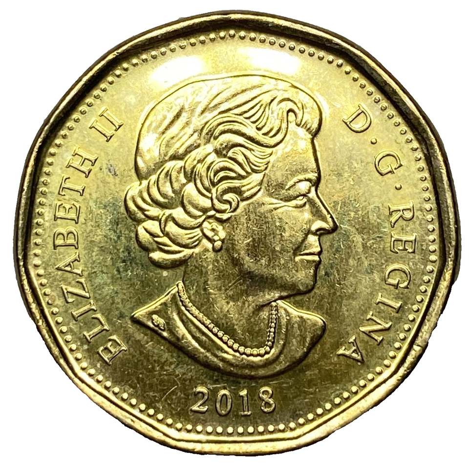 2018 Canada One 1 Dollar Queen Elizabeth Loonie Coin | eBay