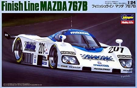 Finish Line Mazda 767B 1/24scale Plastic Model kit Car Hasegawa Race ...