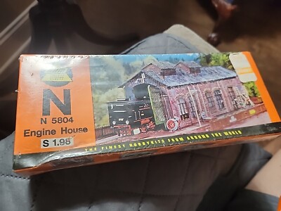 Vintage AHM HO Scale Model Engine House Kit, 5804 NOS Sealed in ...