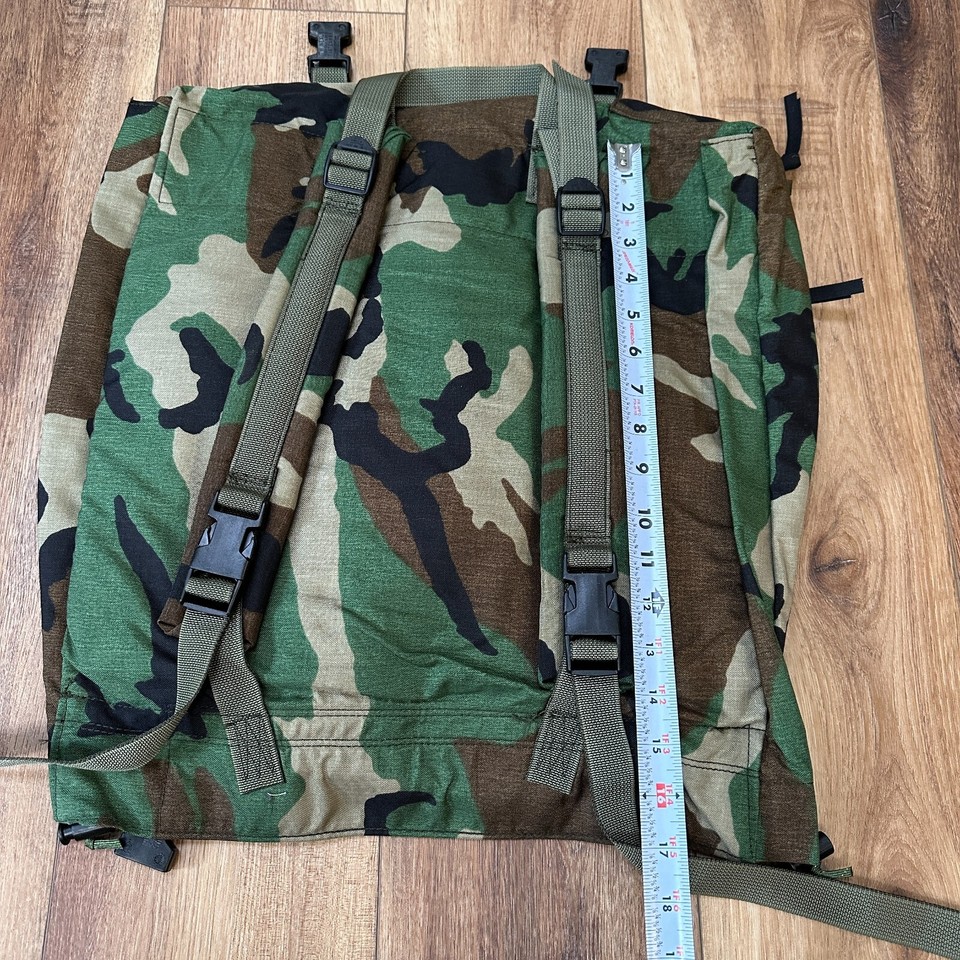 US Army M81 Woodland Camo Combat Patrol Pack Radio Carrying USA Vintage ...
