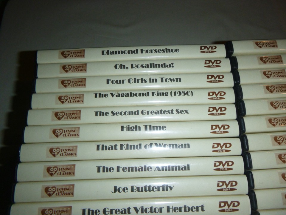 LOVING THE CLASSICS COLLECTION: Lot of 30 DVDs Vintage - Classic Films ...