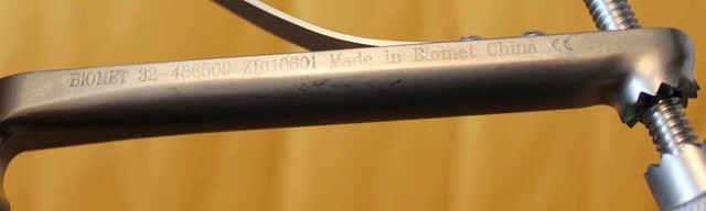 Biomet 32-486500 Vanguard Patella Saw Guide Orthopedic for sale online ...