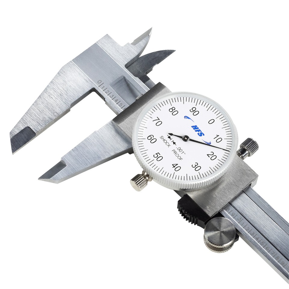 0-6" Imperial Calipers 4 Way Dial Caliper 0.001" Shock Proof New | eBay