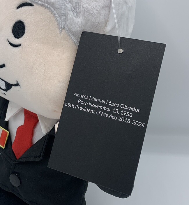 Amlito Soft Plush Toy Andres Manuel Lopez Obrador Mexican President 10 ...