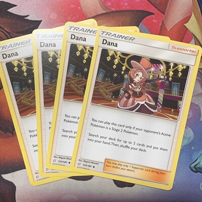 4x Pokemon DANA 137/181 - Team Up Supporter Card Lot - Playset X4 | eBay