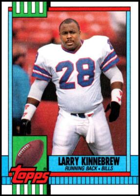 1990 Topps #210 Larry Kinnebrew Bills | eBay