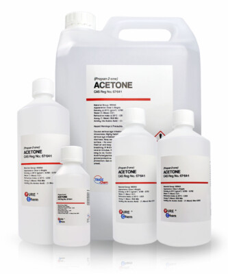 Acetone 99.8% Purity Lab Grade Quality Multi Listing Pure Chem (White ...
