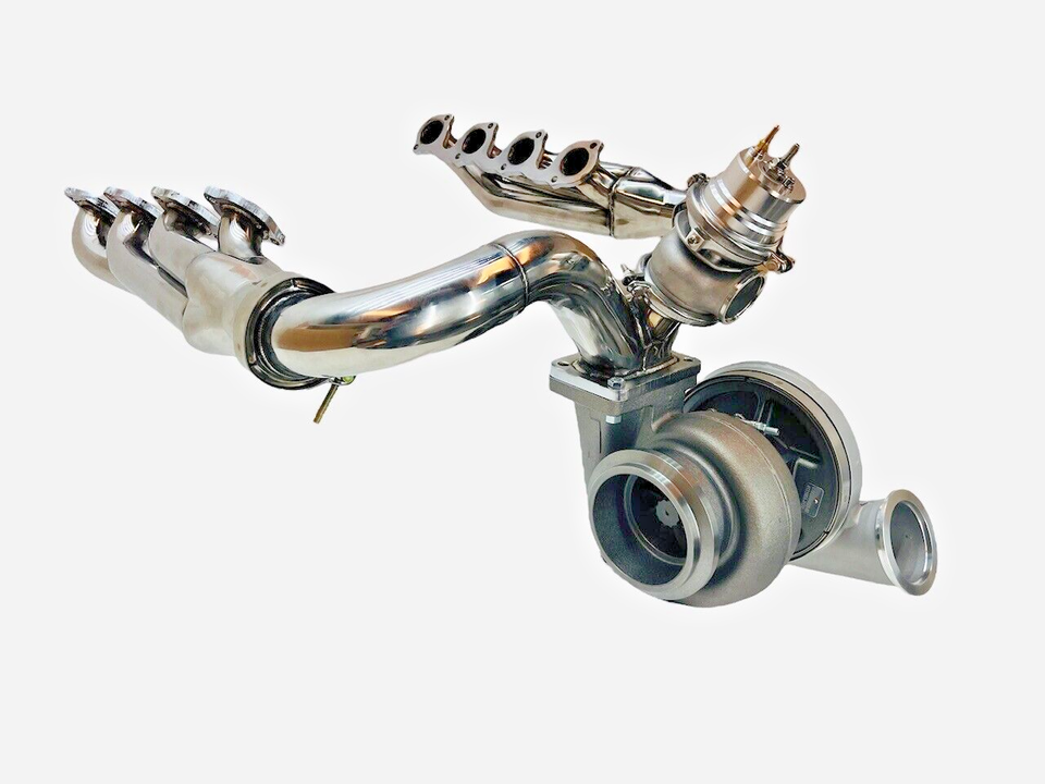 S475 FOR FORD Mustang Single T6 Turbo Kit 96-04 2 VALVE 1200HP 4.6L 2v ...