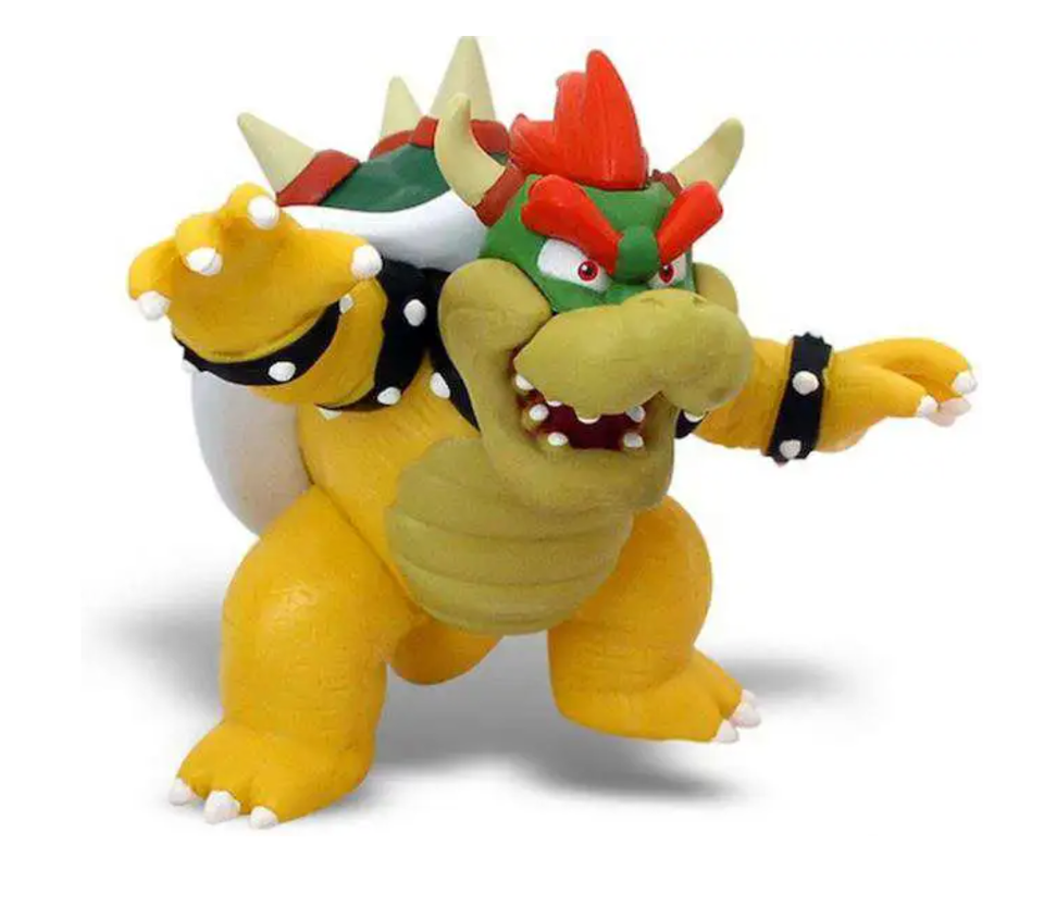 Super Mario Bros Brothers Bowser King Koopa Action Figures Toy Gift ...