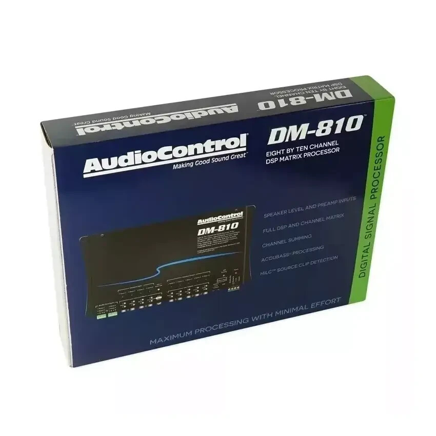 AudioControl DM-810 DSP Matrix Digital Signal Processor 8-CH Input/10 ...