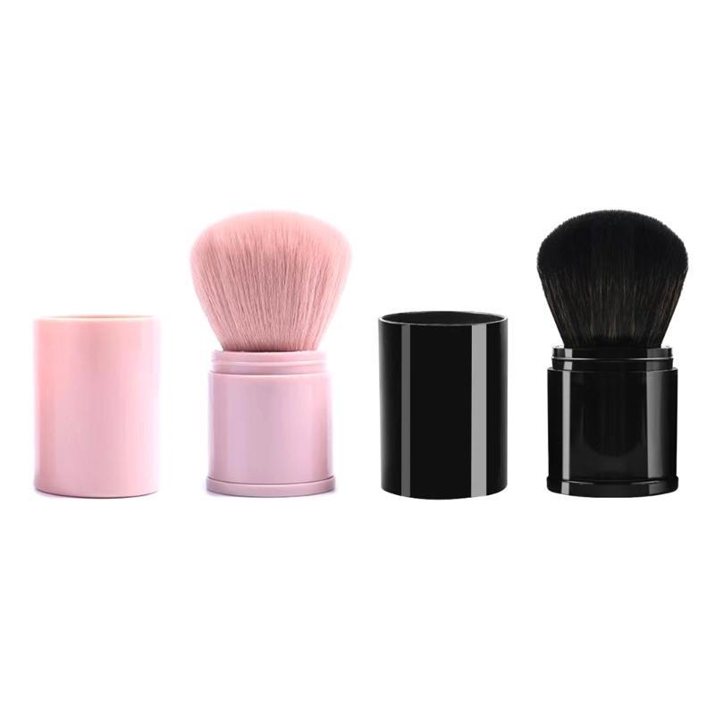 Retractable Kabuki-Makeup Brushes,Travel Face Blush Brush,Portable ...