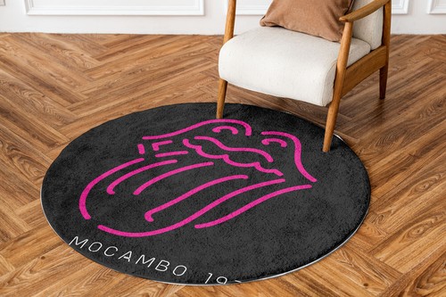The Rolling Stones El Mocambo 1977 Round Rug Home Decor Fan-Made 24 ...
