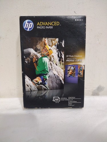 HP Advanced Glossy 4x6 Photo Paper, 100 Pack, For Inkjet Printers | eBay