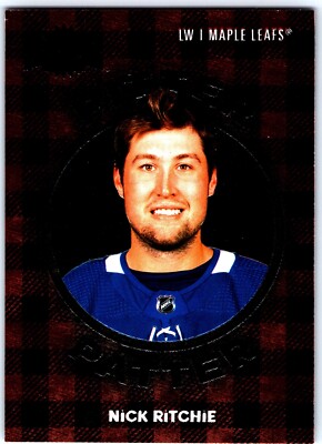🏒 21-22 SKYBOX METAL UNIVERSE PITTER PATTER - NICK RITCHIE #PP-14 MAPLE ...