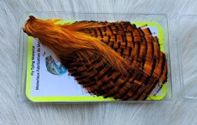 Golden Pheasant Cape Feather. Color; Gold. Grade "A". Fly . | eBay