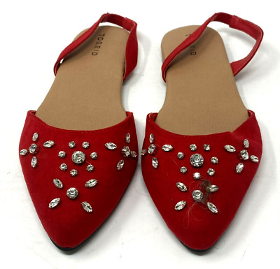 Torrid Womens Size 12 Dress Shoes Red with Gemstones | eBay