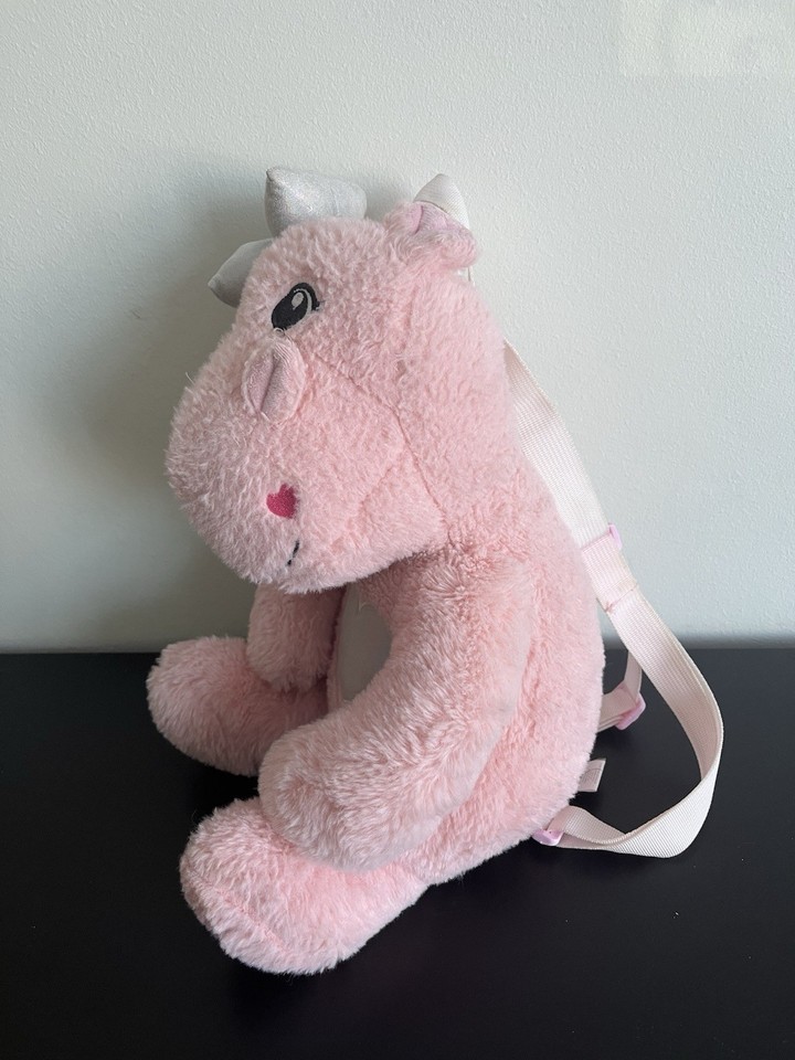 Cute Hippo Kids Backpack | eBay UK