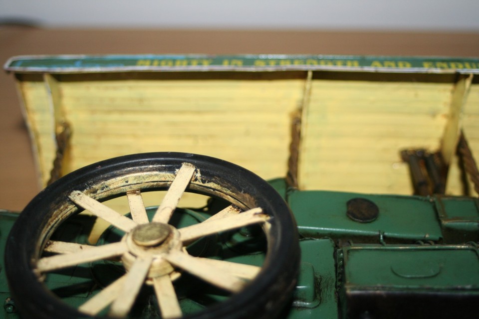 TIN PLATE - MODEL STEAM TRACTION ENGINE - SEE DETAILS | eBay