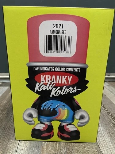 Superplastic Kranky 8" Ramona Red Spray Can Kali Kolors Vinyl Toy New ...