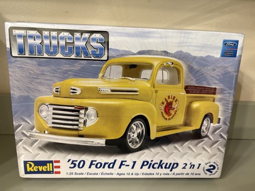 Revell '50 Ford F-1 Pickup Truck 1:25 scale 2n1 model kit 7203 - Sealed ...