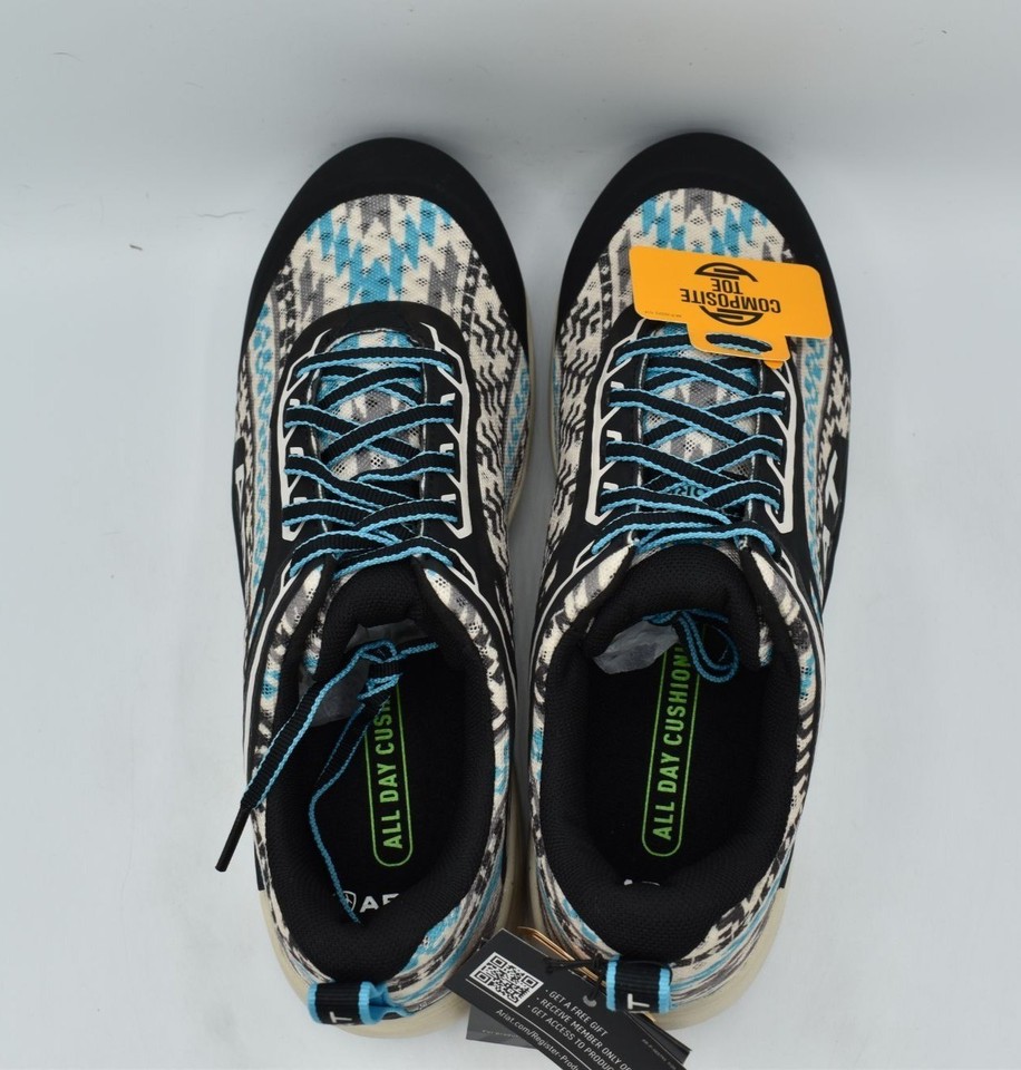 Ariat Womens Size 10 Outpace CT Comp Toe Turquoise Aztec EH Safety ...