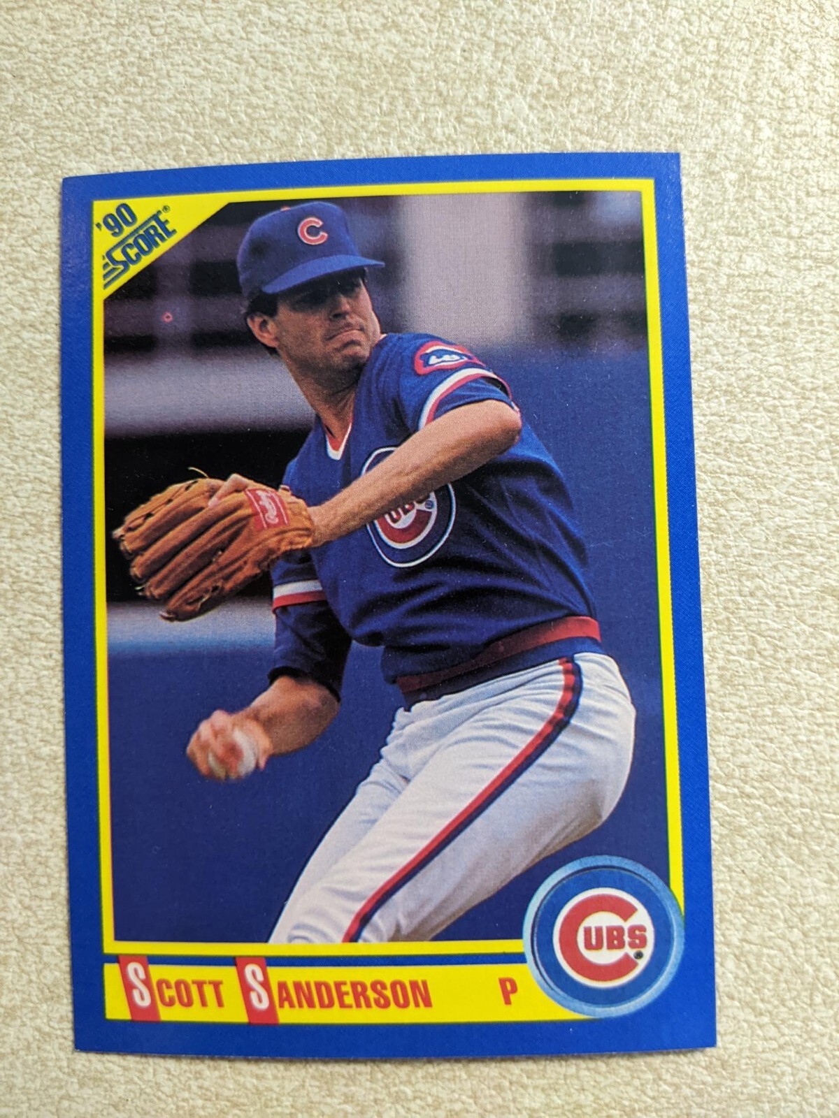 1990 Score #488 Scott Sanderson MLB Card~Pitcher~Chicago Cubs~Mint ...