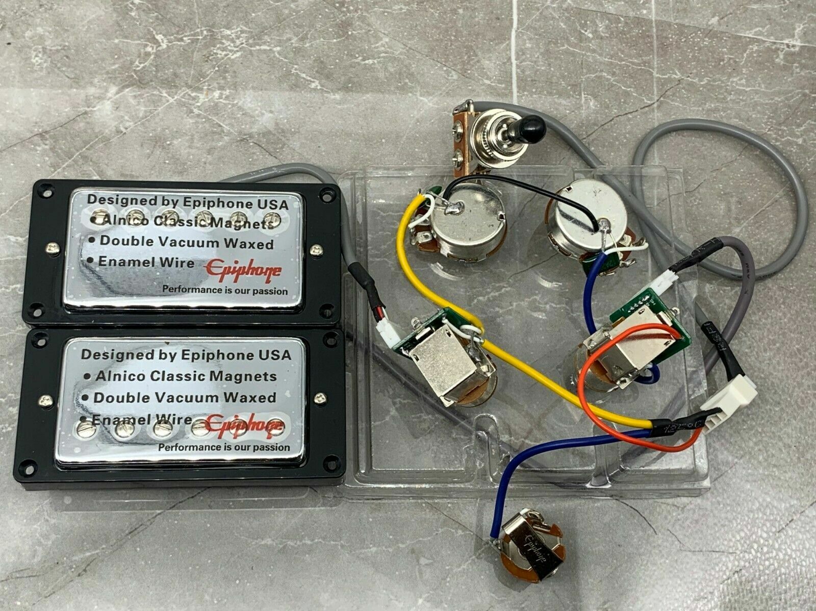 Humbucker Classic Alnico '57 Epiphone Pickups with Push Pull Coil Split ...