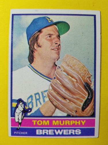 VINTAGE TOM MURPHY #219 MILWAUKEE BREWERS - 1976 TOPPS MLB BASEBALL | eBay