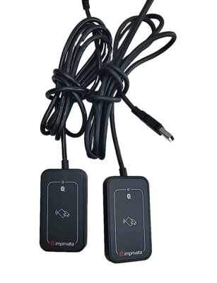 2×Imprivata IMP-80 Mini Proximity Reader / SMART Card Reader HDW-IMP-80 ...