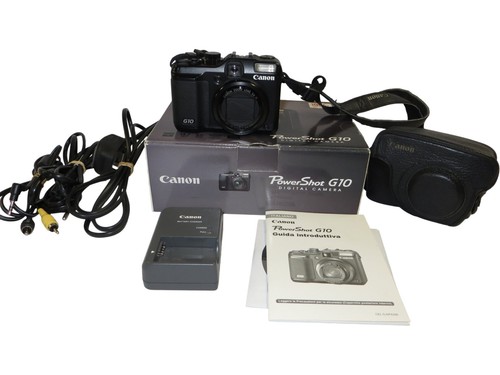 Canon G10 Digital Camera 14.7MP 5x Optical Zoom PowerShot Compact ...