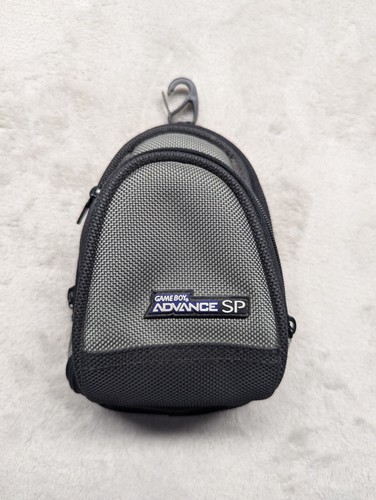Nintendo Gameboy Advance SP Carrying Case Pouch Black/Gray Official | eBay