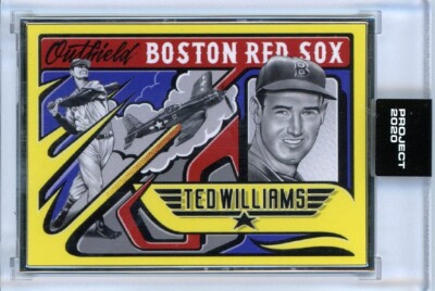 TOPPS PROJECT 2020 - TED WILLIAMS - MISTER CARTOON AP 05/20 Silver ...