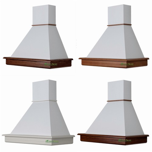 Cappa legno Rustica cucina STOCK vari colori con motore cm 60 e 90 CL90 ...