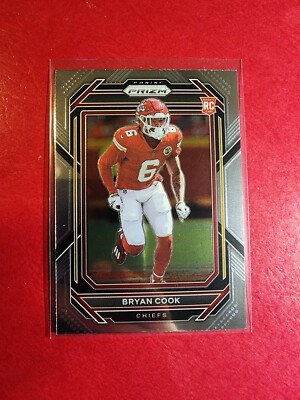 Bryan Cook 2022 Panini Prizm Football Kansas City Chiefs Rookie RC #397 ...