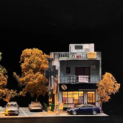 1:64 Scale City scene City building scene Model Scene Display Model DIY ...