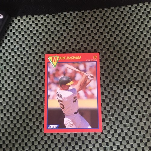 1989 MARK MCGWIRE SCORE SUPER STAR MLB OAKLAND A'S NM/MT #25 | eBay
