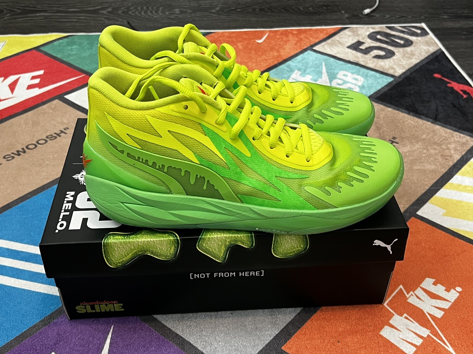 Puma MB.02 LaMelo Ball Nickelodeon Slime - Size 11 | eBay