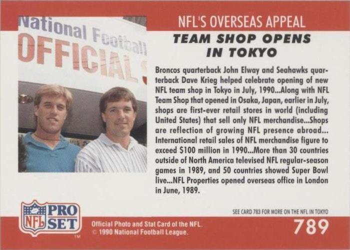 Las mejores ofertas en 1990 Pro Set Nfl #789 | eBay