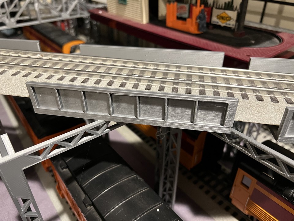 O Scale Girder Bridge for Model Trains -Compatible w/ All Track Types ...