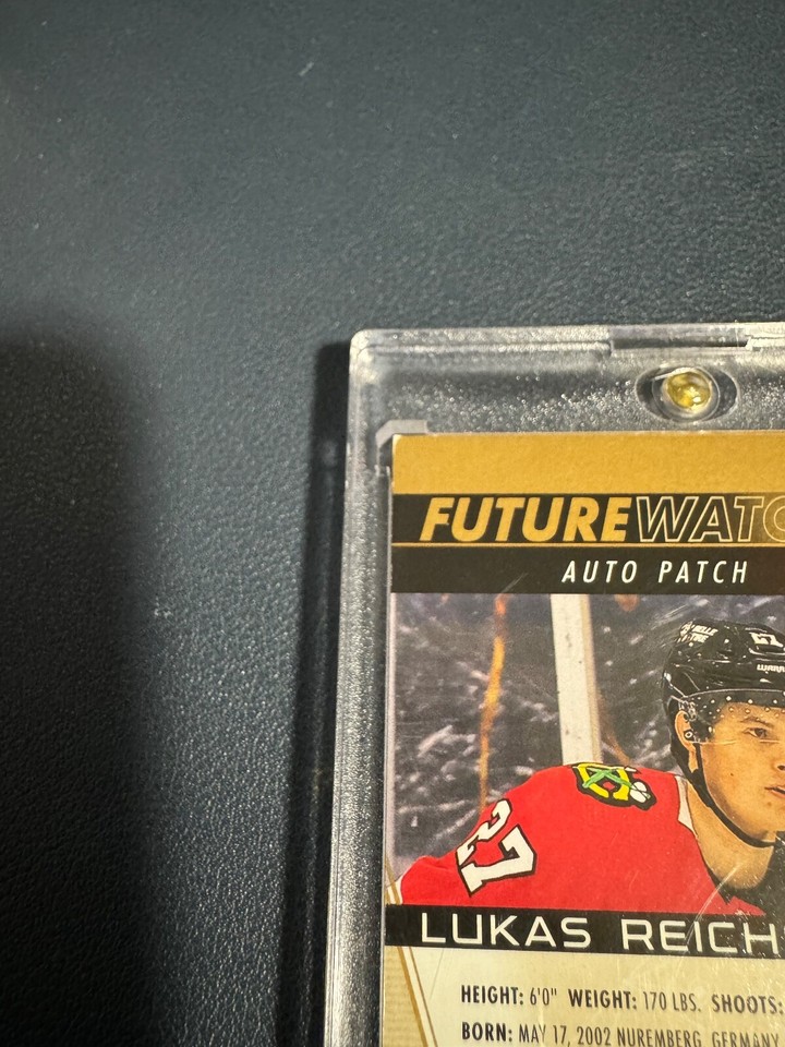 2022-23 SP Authentic Future Watch Auto Patch Lukas Reichel 011/100 # ...