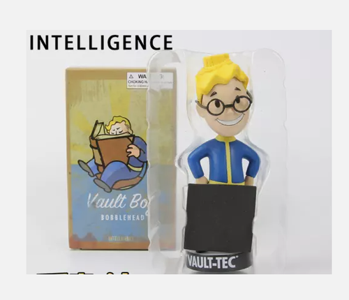 Fallout 4 Intelligence Vault Boy Fallout Bobblehead Toys Collectible ...