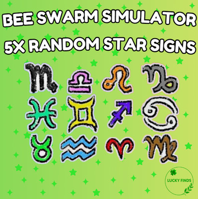 5X Randon Star Signs Bee Swarm Simulator | BSS | 🐝 Cheap & Fast ...