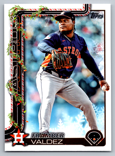 2025 Topps Holiday Baseball - Framber Valdez #H24 | eBay