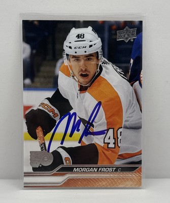 Morgan Frost Signed Autograph 2023-24 Upper Deck Card #132 Philadelphia ...