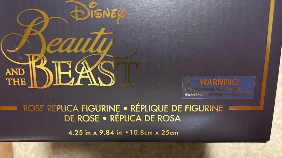 Disney Parks Beauty and the Beast Light-Up Enchanted Rose Replica ...
