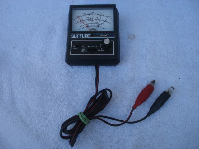 1 SunTune CP7610 Volt Ohm Tester Meter 6 Function Analog Vtg 1982 Tool ...