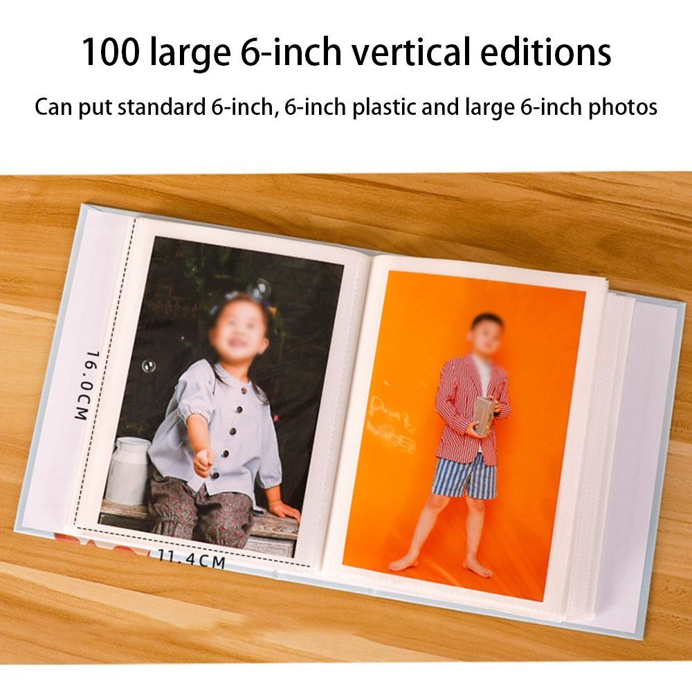 100 Pockets Photo Collection Book DIY Photo Storage Album Photo Card ...