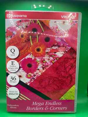 Husqvarna Viking Mega Endless Borders & Corners 284 (920412096) | eBay