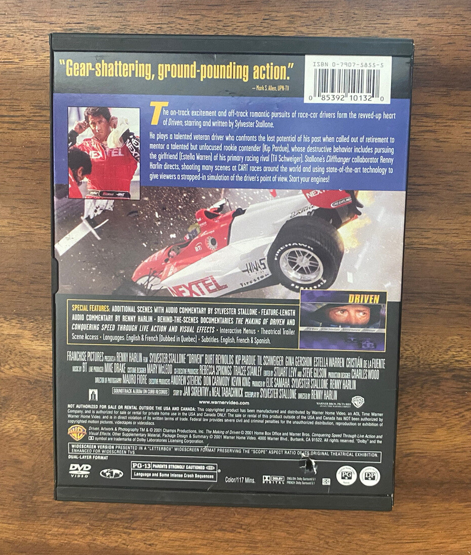 Driven 2001 Dvd